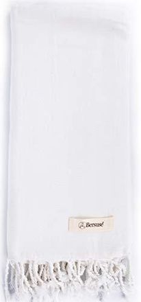 Bersuse 100% Baumwolle - Laodicea Hamamtuch Pestemal - Weiß