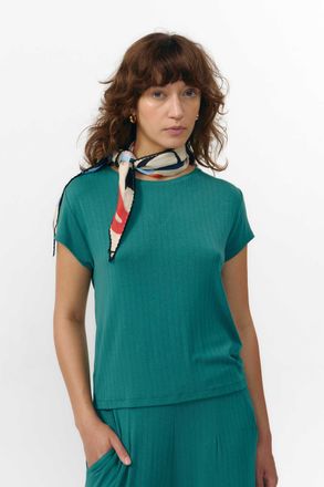 Suite13lab Damen vegan Top Tambre Teal