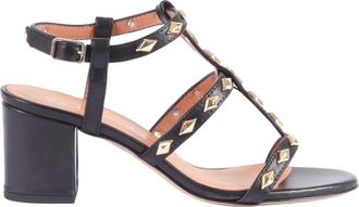 Via Roma 15 Femme, Chaussures, Noir, Taille: 40 EU Sandaletto V Piccola e Rombi