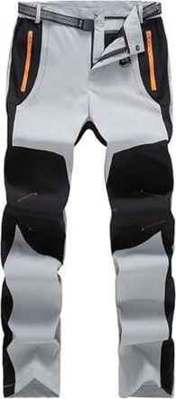Generic Pantalon de randonn&eacute;e pour homme - R&eacute;sistant &agrave; leau - Coupe-vent - Pantalon de travail cargo confortable et respirant - Pantalon de marche d&eacute;contract&eacute;