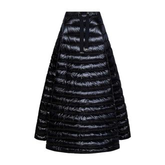 Herno Femme, Jupes, Noir, Taille: 38 FR Jupe Maxi Rembourr&eacute;e