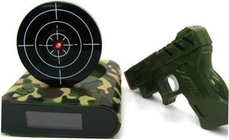 Aboofan R&eacute;veil Num&eacute;rique Cr&eacute;atif Camouflage avec Mode Jeu Horloge De Tir Personnalisable Deux Modes pour Concentration