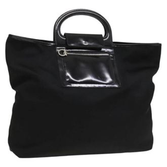 Ferragamo Pre-owned Nylon handtaschen - - Pre-owned - Damen - Schwarzk - ONE SIZE