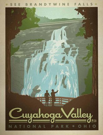 IUBBKI World Tour National Park Ohio Werbe-Blechschild lustig f&uuml;r Stra&szlig;e, Garage, Zuhause, Caf&eacute;, Bar, Mann, H&ouml;hle, Bauernhof, Vintage-Schild, 30,5 x 20,3 cm