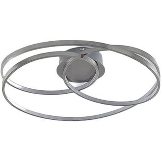 Lindby [NEUWERTIG] B-Ware Lindby Ronka Led Deckenlampe Deckenlampe Lampe Wohnzimmerlampe Leuchte Nickel429