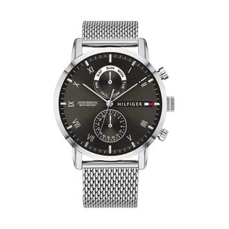 Tommy Hilfiger Kane Chronograph Uhr - - Accessories - Herren - Grau - ONE SIZE