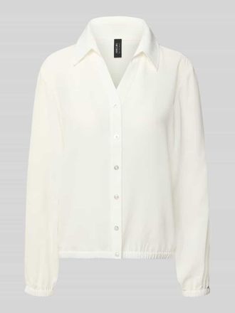 Marc Cain Regular Fit Bluse mit V-Ausschnitt
