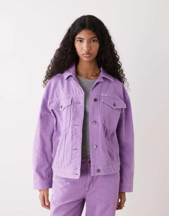 Wrangler Cowgirl - Veste en jean - Lilas-Violet