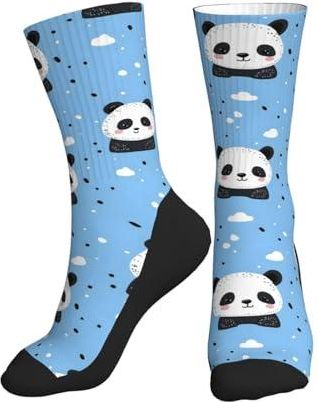 Generic Panda Mignon Imprimé De Dessin Animé Chaussettes Drole Doux Chaussette Homme Fantaisie Chaussettes Pour Entraînements Ado Trekking 40Cm