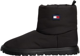 Tommy Jeans Damen Mid Boot Stiefel mit Innenfutter, Schwarz (Black), 37