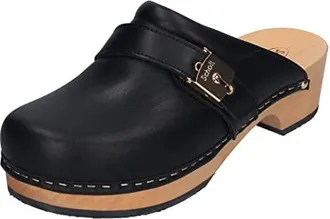 Scholl Femme Pescura Clog 50 Mules-et-sabots, Noir, 39 EU