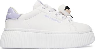 Karl Lagerfeld Sneakers KARL LAGERFELD Kreeper Lo KL42336T &Eacute;cru