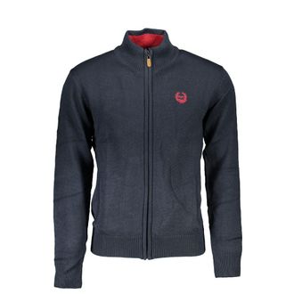 Gian Marco Venturi Gianmarco Venturi Blauer Baumwollcardigan f&uuml;r M&auml;nner