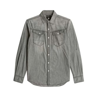 G-Star Homme, Chemises, Gris, Taille: 2XL Arc 3D Slim Shirt