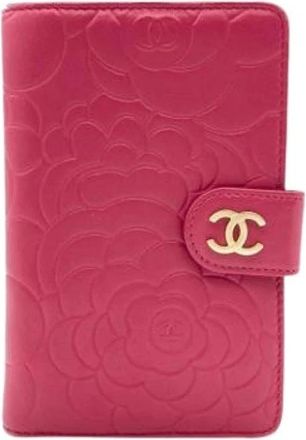 Chanel Portefeuille Pre-owned (bi-pli) - Femme - Pre-owned - Rose - Taille: ONE Size