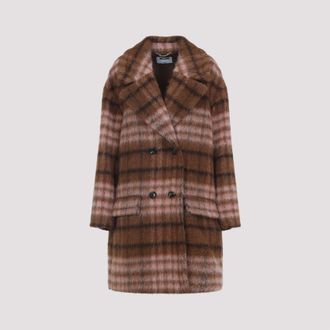 Moschino Manteau &agrave; Carreaux