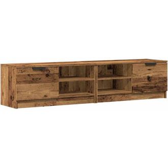 vidaXL Vidaxl - Meubles tv 2 pcs vieux bois 80x35x36,5 cm bois ding&eacute;nierie