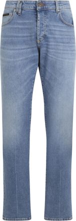 Philipp Plein Super Straight Cut Jeans Basic Cocco Label