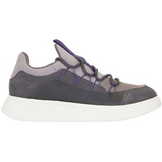 HUGO BOSS Sneaker f&uuml;r Herren, Leder (Grau)