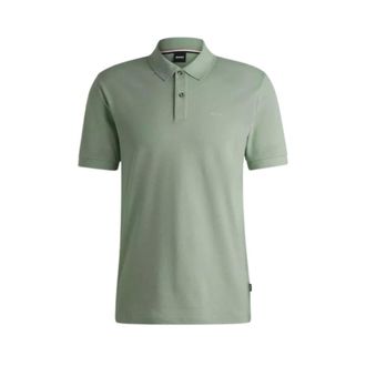 HUGO BOSS Homme, Tops, Vert, Taille: XS Polo Classique en Coton Vert Clair