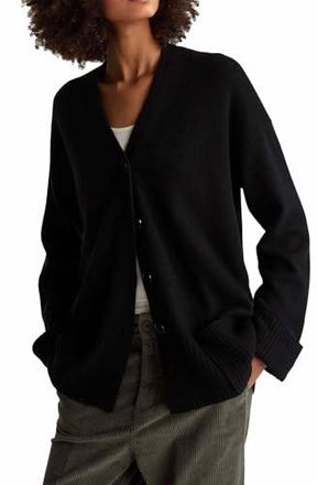 Benetton Cardigan M/L 126wd604z, Noir, S Femme