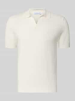 Manuel Ritz Regular Fit Poloshirt mit V-Ausschnitt