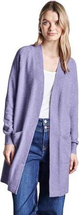 Street One A253896 Cardigan Long, Viola Lilac Mel, 40 Femme