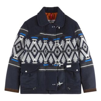 Fay 4 Ganci Jacquard Desertcode Archive Jacket - - Jackets - Herren - Blau - L