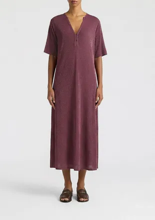 Momoni Robe midi en jersey lurex