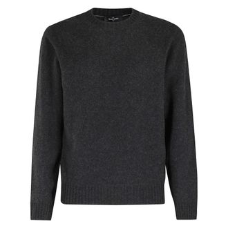 Gran Sasso Paricollo Rundhals-Pullover - - Knitwear - Herren - Grau - 2XL