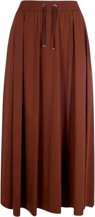 Herno Femme, Jupes, Brun, Taille: 42 FR Light Nylon Stretch Skirt