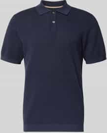Christian Berg Slim Fit Poloshirt mit Strukturmuster