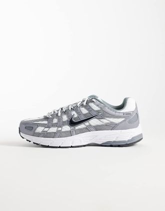 Nike P-6000 - Baskets - Gris m&eacute;tallis&eacute; et blanc