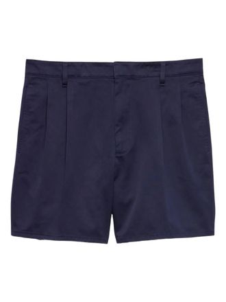 Prada short en lin - Bleu