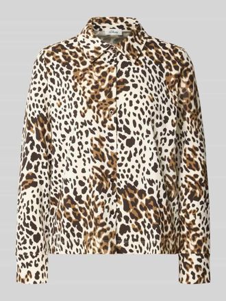 s.Oliver Red Label Relaxed Fit Langarmbluse aus Baumwoll-Mix