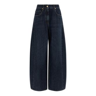 Brunello Cucinelli Die Wide Barrel Jeans - - Jeans - Damen - Blau - S