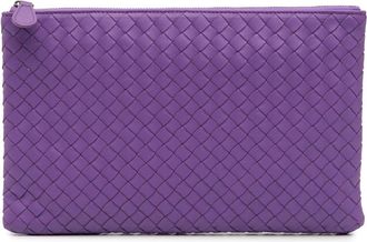 Bottega Veneta Clutches - Nappa Intrecciato Clutch - Gr. unisize - in Orange - f&uuml;r Damen