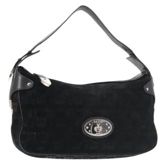 Bally Pre-owned Schultertasche aus Wildleder - - Pre-owned - Damen - Schwarzk - ONE SIZE