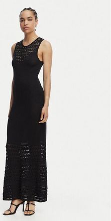 Lola Casademunt Strickkleid MS2616001 Schwarz Slim Fit