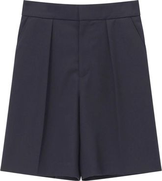 Victoria Beckham Femme, Shorts, Bleu, Taille: 36 FR Short Shorts