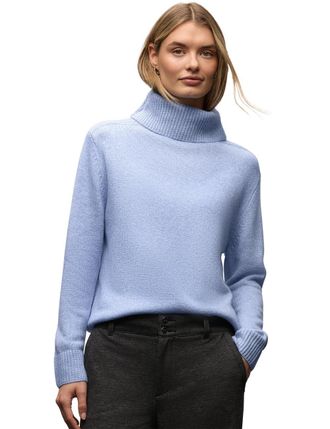 Street One Softer Rollkragenpullover Frosted Blue Mel. 38