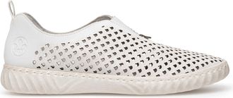 Rieker Halbschuhe Rieker N0965-80 Wei&szlig;