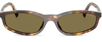 Miu Miu Eyewear MUA06S14L09Z Tortoiseshell Acetate Sunglasses - Brown