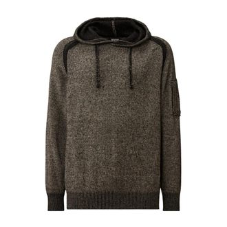 C.P. Company Lambswool Hoodie - - Sweatshirts & Hoodies - Herren - Grau - S