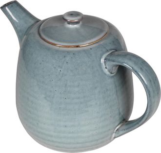 Broste Copenhagen Broste copenhagen Teekanne Nordic Sea, 1,3 l Keramik Graublau