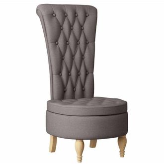 vidaXL Schlafsessel Taupe 56,5 x 70 x 110 cm Stoff vidaXL