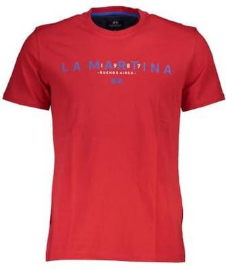 La Martina T-SHIRT MANICHE CORTE UOMO ROSSO