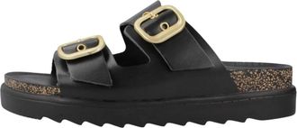 Yokono Femme, Chaussures, Noir, Taille: 38 EU Tunez 130 Sandalia Plana