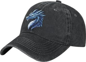 Generic Chapeau De Sport Dragon De Glace Casquette Trucker Unisexe Chapeau De Soleil Athl&eacute;tique Casquette De Baseball pour P&ecirc;che Plage Randonn&eacute;e