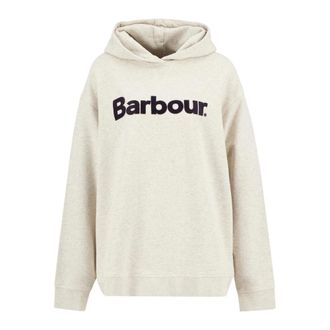 Barbour Femme, Sweatshirts et sweats &agrave; capuche, Blanc, Taille: 38 FR Hartland Sweat &agrave; capuche